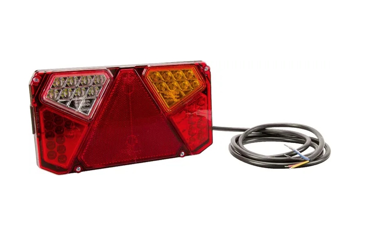 Daudzfunkciju aizmugures (laba puse) gaismas gaismas diode, taisnstūra ...