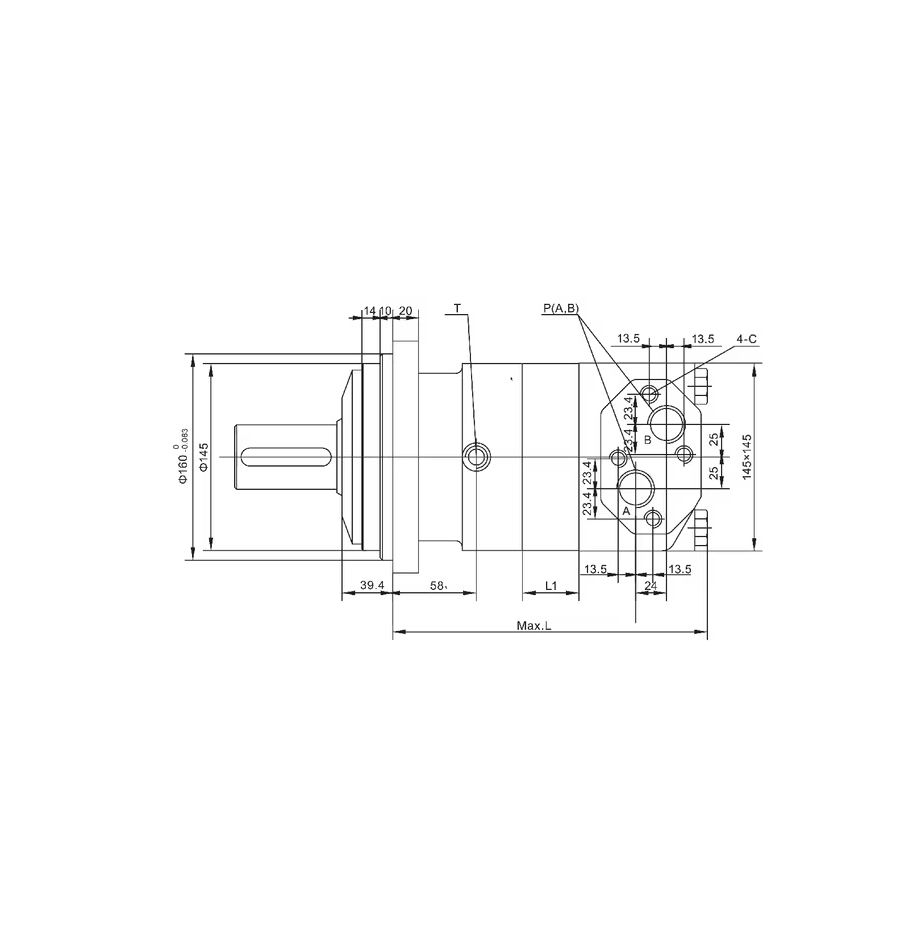 Orbital motor 400cc SMV, Orbital hydraulic motor, Hydraulic motors ...