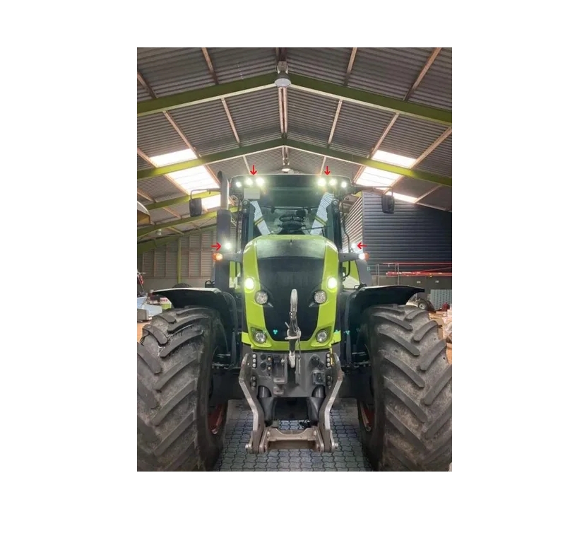 Darba gaismas LED, 40W, 4000lm, apaļa, balta, 10/30V, AMP spraudnis, 4 ...